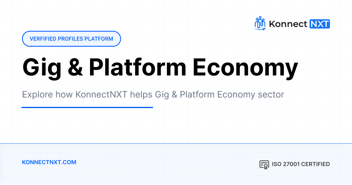 Gig & Platform Economy - KonnectNXT | KonnectNXT