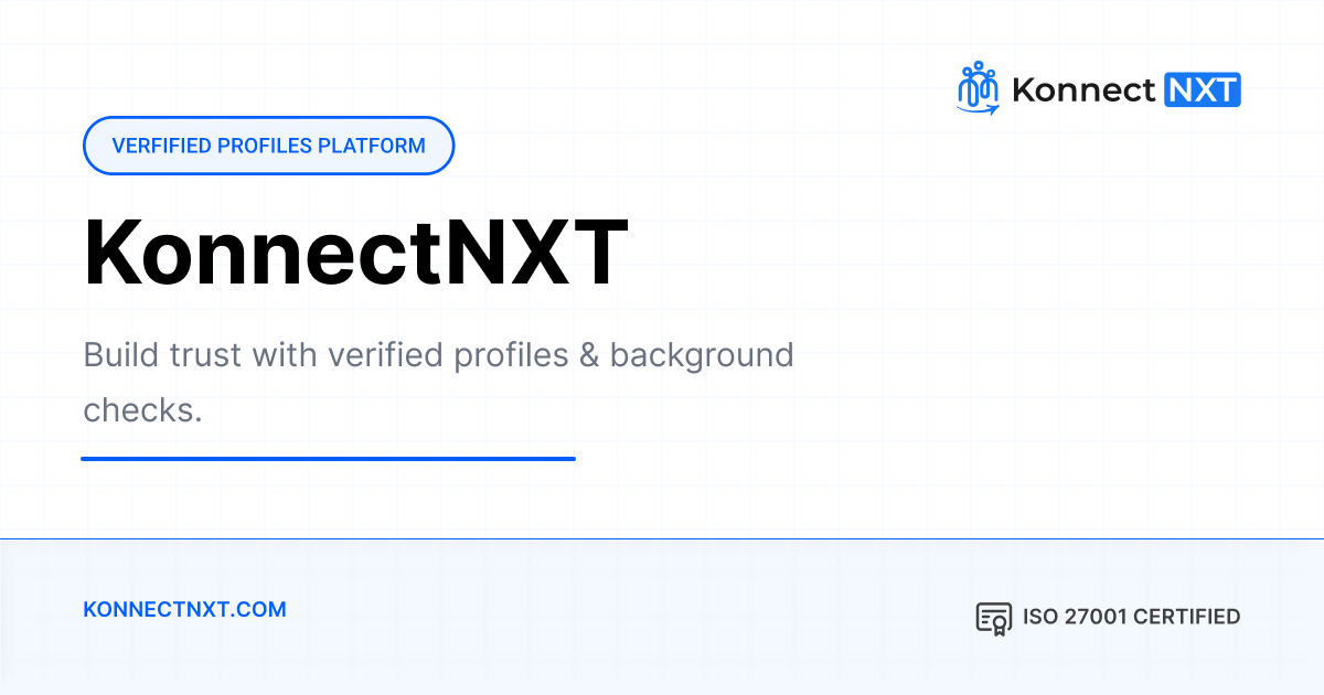 KonnectNXT - Verify Before You Identify