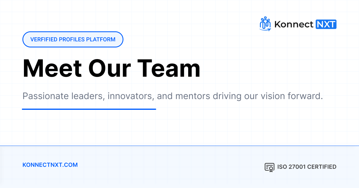 Meet Our Team - KonnectNXT | KonnectNXT